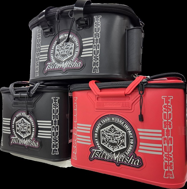 釣武者 MUSHA グローRタックルバッグ 50 レッド / 釣具 バッカン 釣